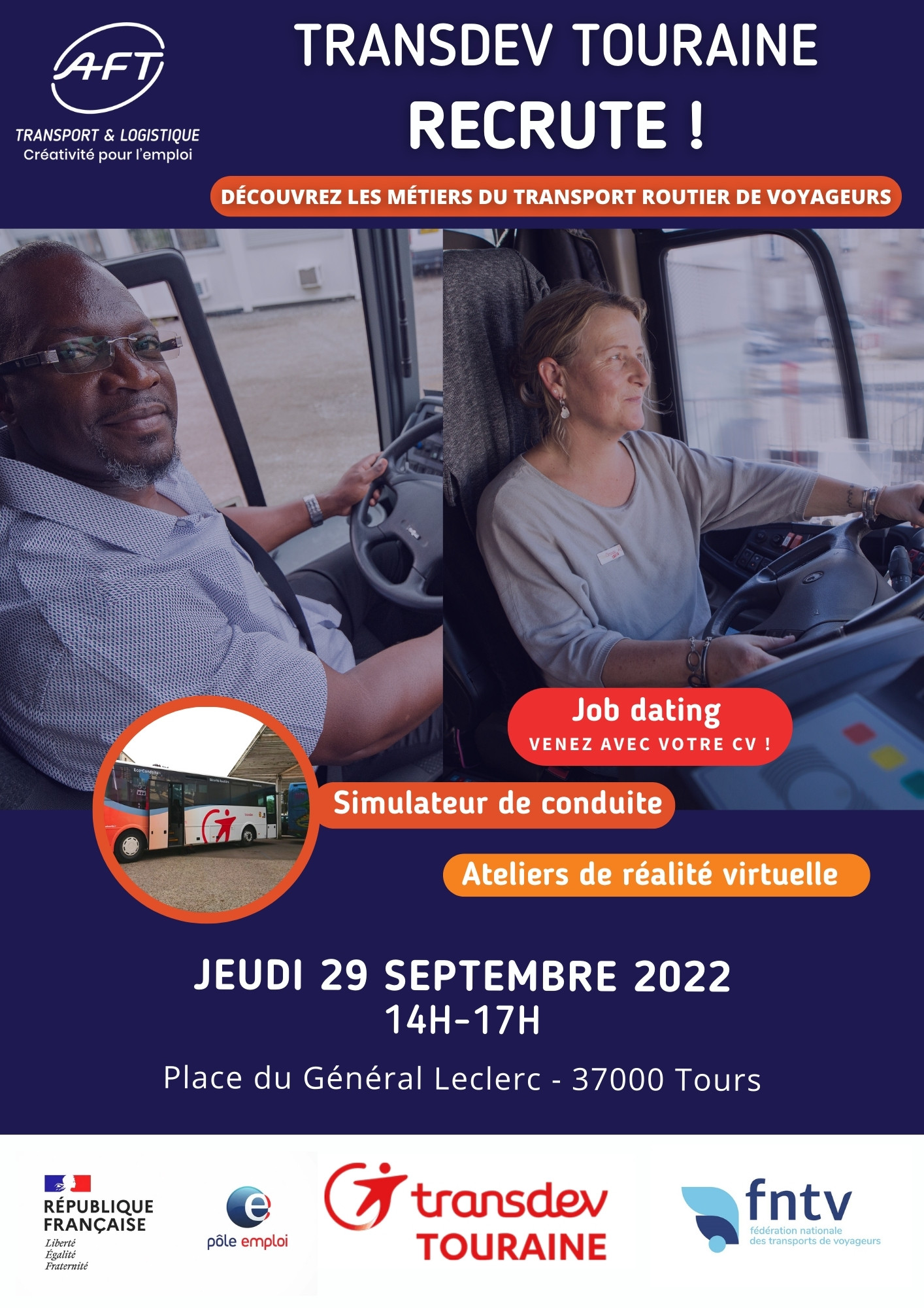 Rendez-vous à Tours avec Transdev Touraine et Pôle Emploi | AFT